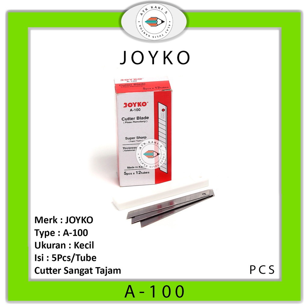 Jual JOYKO - Refill Isi Cutter A-100 - TUBE | Shopee Indonesia