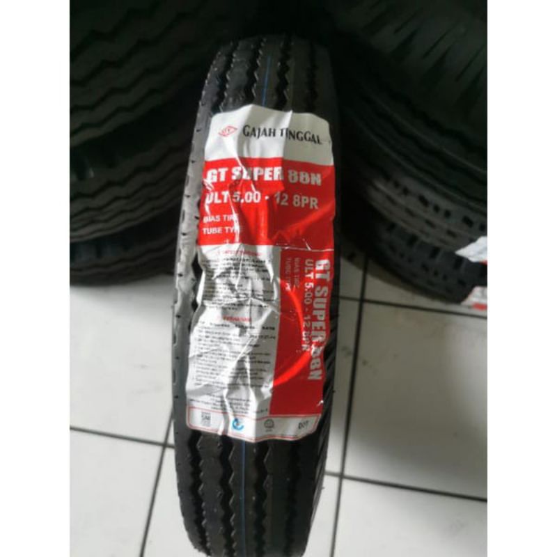 Jual BAN VIAR UKURAN 500-12 MEREK GAJAH TUNGGAL(GT)VIAR KAISAR TOSSA ...