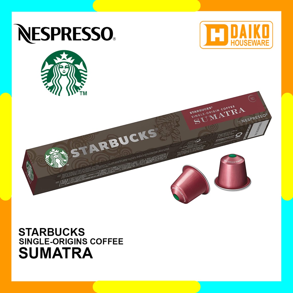Jual Starbucks Nespresso Capsule Coffee Pack - Kopi Kapsul Starbucks ...