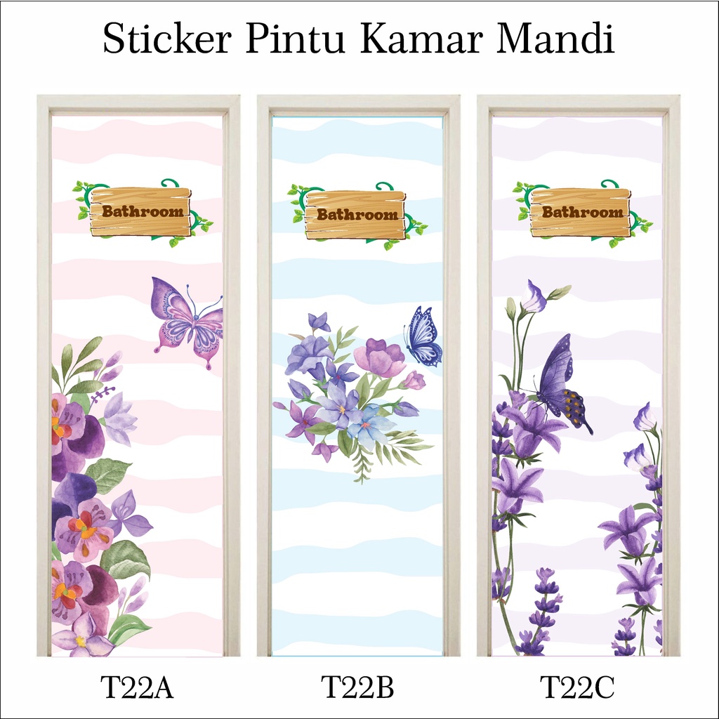 Jual Stiker Pintu Kamar Mandi , Sticker Toilet | Shopee Indonesia