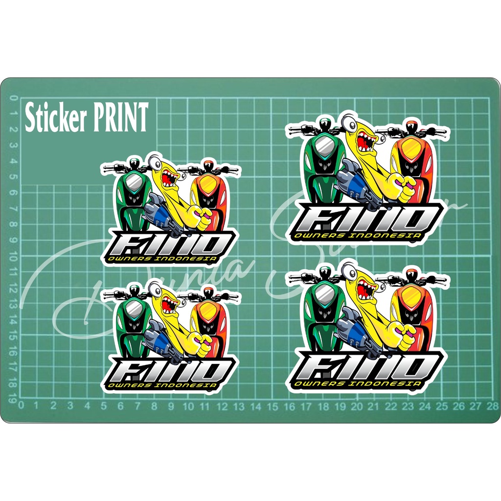 Jual Stiker print Racing variasi motor /Sticker kata kata / sticker ...