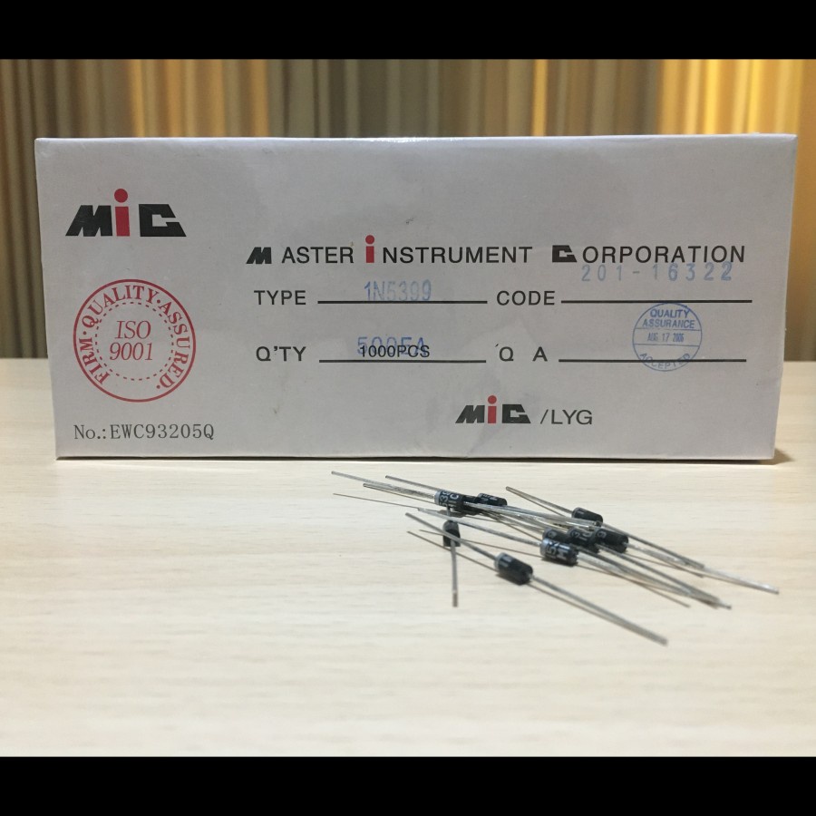 Jual DIODA DIODE RECTIFIER 1N5399 1N 5399 IN5399 IN 5399 1.5A 1000V ...