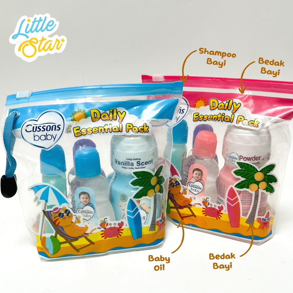 Jual Perlengkapan Mandi Bayi 4in1 Cussons Baby Daily Essential Value ...