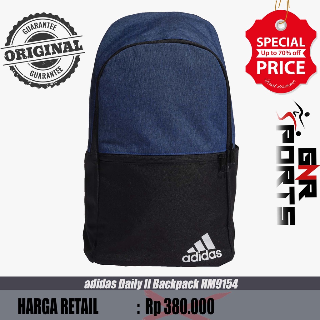 Jual Tas Ransel adidas Daily II Backpack HM9154 Original 100% | Shopee ...