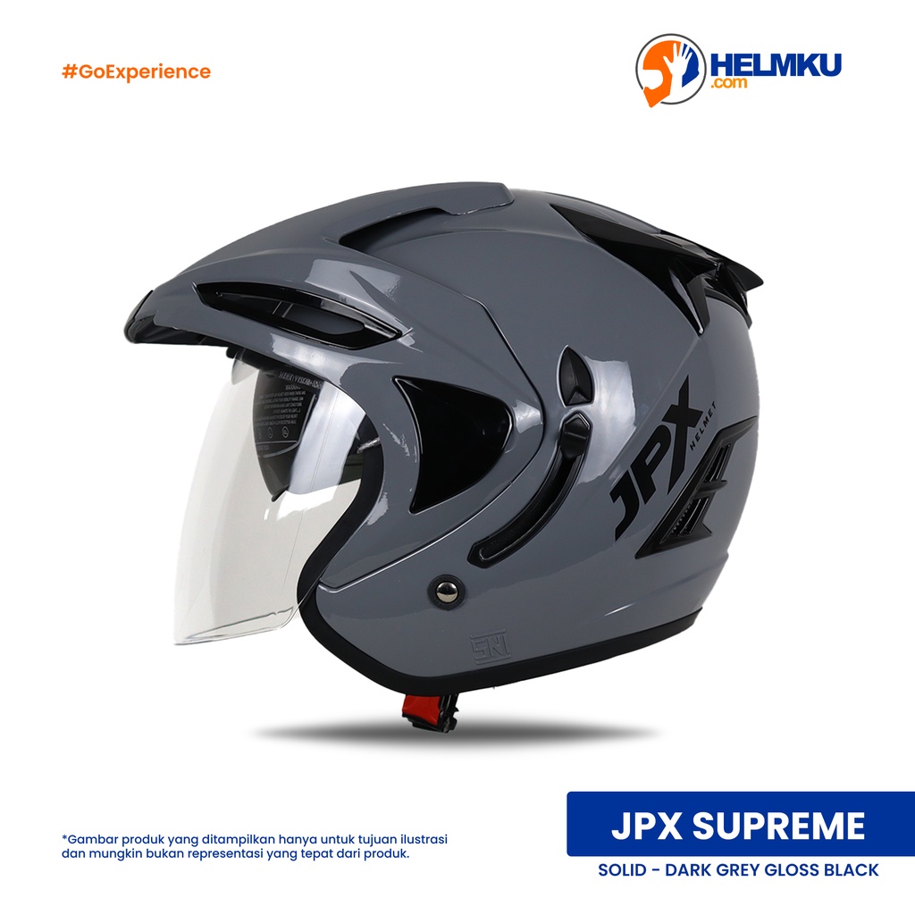 Jual Helm HalfFace - Helm JPX Supreme2 New - Solid | Shopee Indonesia