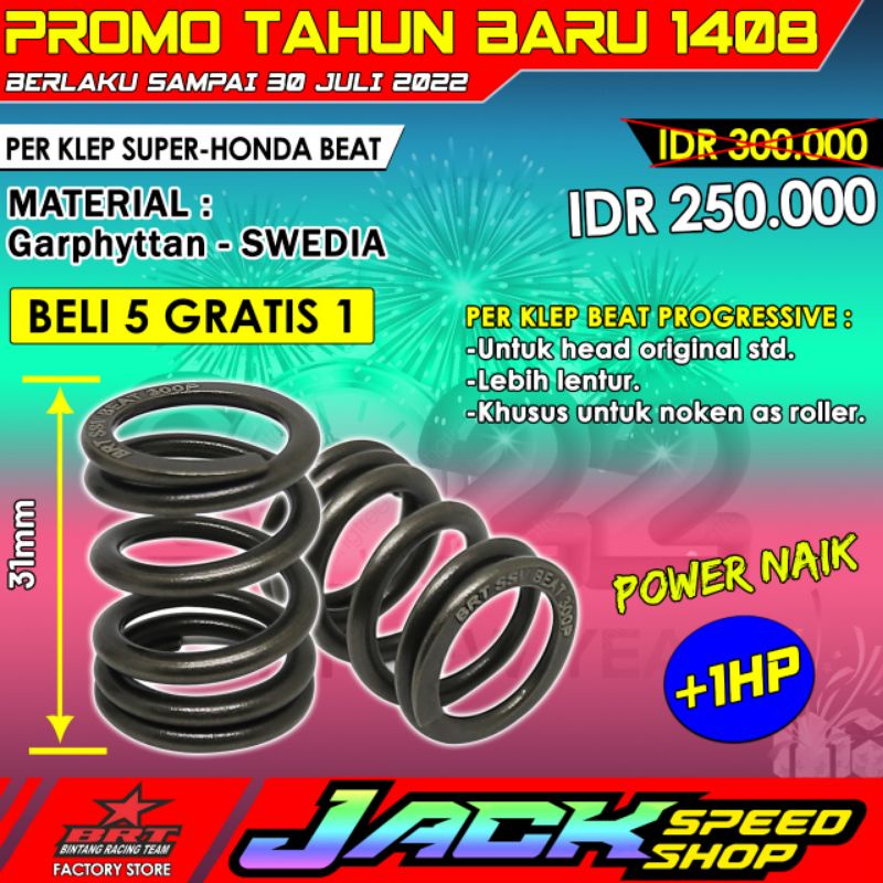 Jual PER KLEP BRT PROGRESIF BEAT KARBU FI ESP POP STREET SPORTY DELUXE SCOOPY SPACY VARIO 110 ...