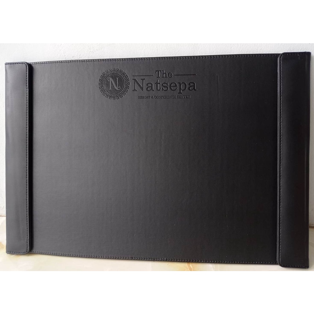 Jual Writing Sign Pad Hotel Reception Dengan Embossed logo | Shopee ...
