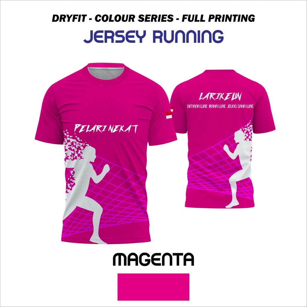 Jual Jersey Running Pelari Nekat – Baju Lari Dryfit Pria Wanita Full ...