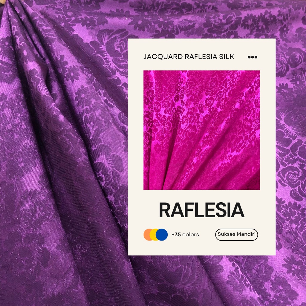 Jual Kain Jaguard Jaquard Jacqard Jacquard Silk Silky Semi Sutra ...