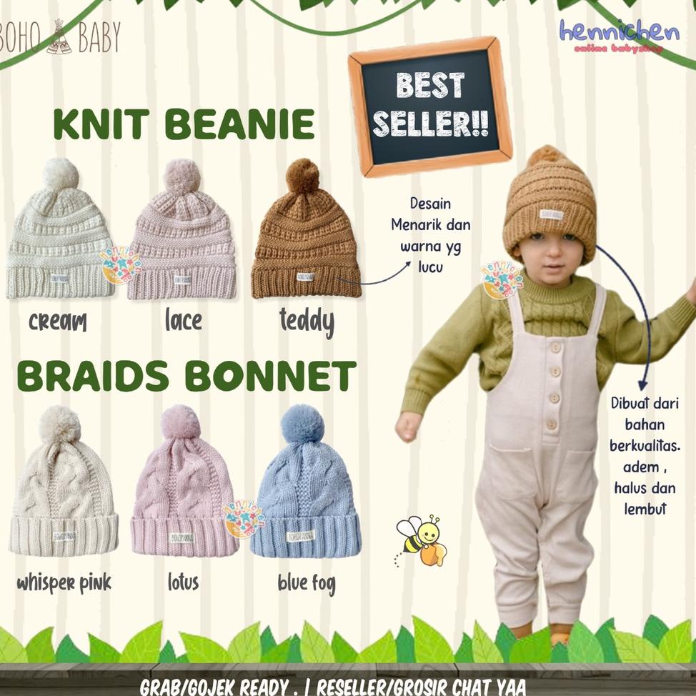 Jual HARGA BERSAHABAT BOHOPANNA BOHO BABY BOHOBABY KNIT BEANIE HAT KID ...
