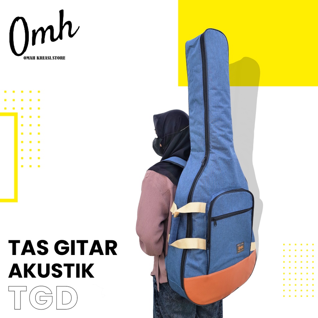 Jual Tas Gitar Akustik Denim Biru Tebal / Sarung Gitar Akustik ...