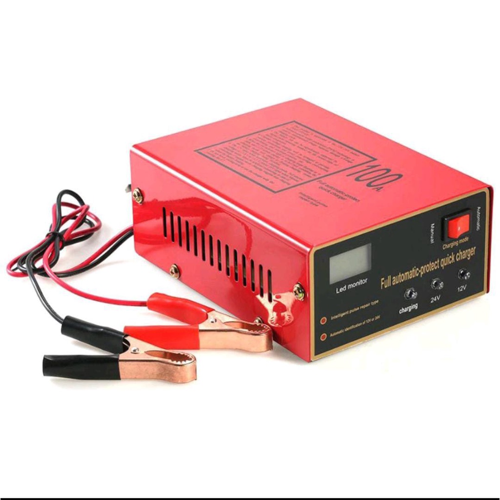 Jual Charger Aki Motor Mobil Otomatis Accu kering dan Basah Lead Acid ...