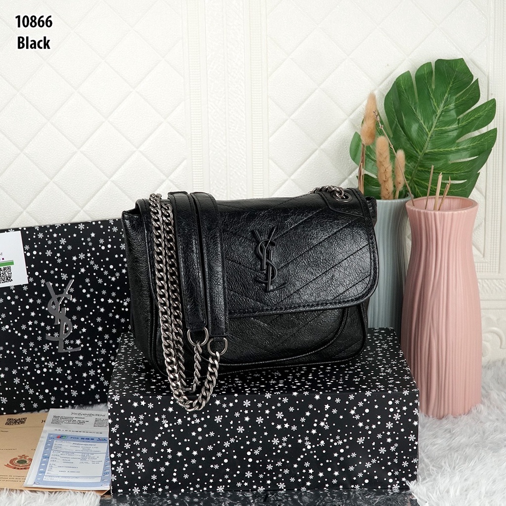 Jual TAS WANITA BATAM IMPORT YSL NIKI MINI 10866 KWALITAS PLATINUM GRADE AAA | Shopee Indonesia
