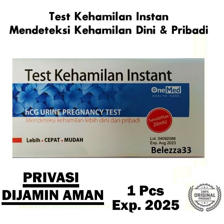 Jual Tes Hamil Onemed Tes Kehamilan Test Kehamilan Alat Test Pack ...