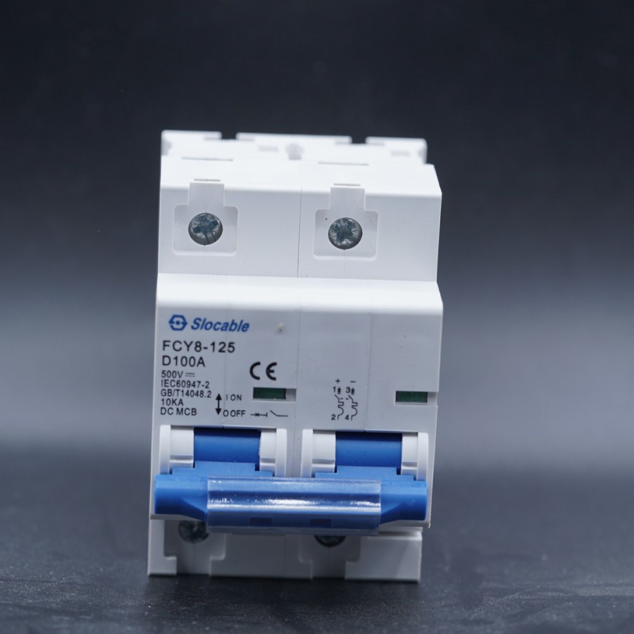 Jual DC MCB 2P 100A DC Circuit Breaker 500V | Shopee Indonesia