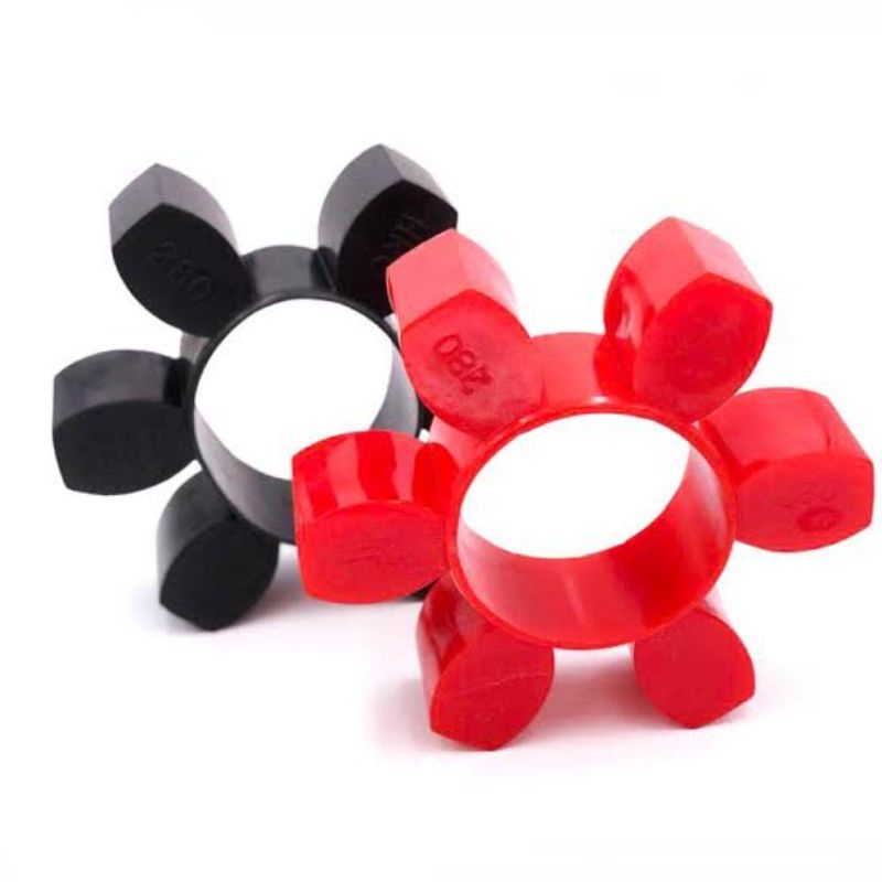 Jual Rubber coupling flexibel HRC 230 karet kopling HRC PU merah ...