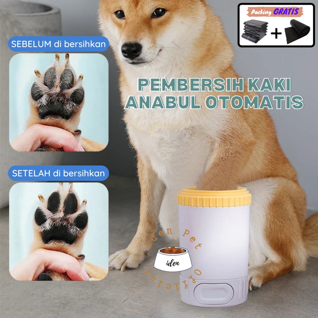 Jual Alat Pembersih Kaki Anjing Kucing Otomatis Dog Paw Cleaner Cat ...