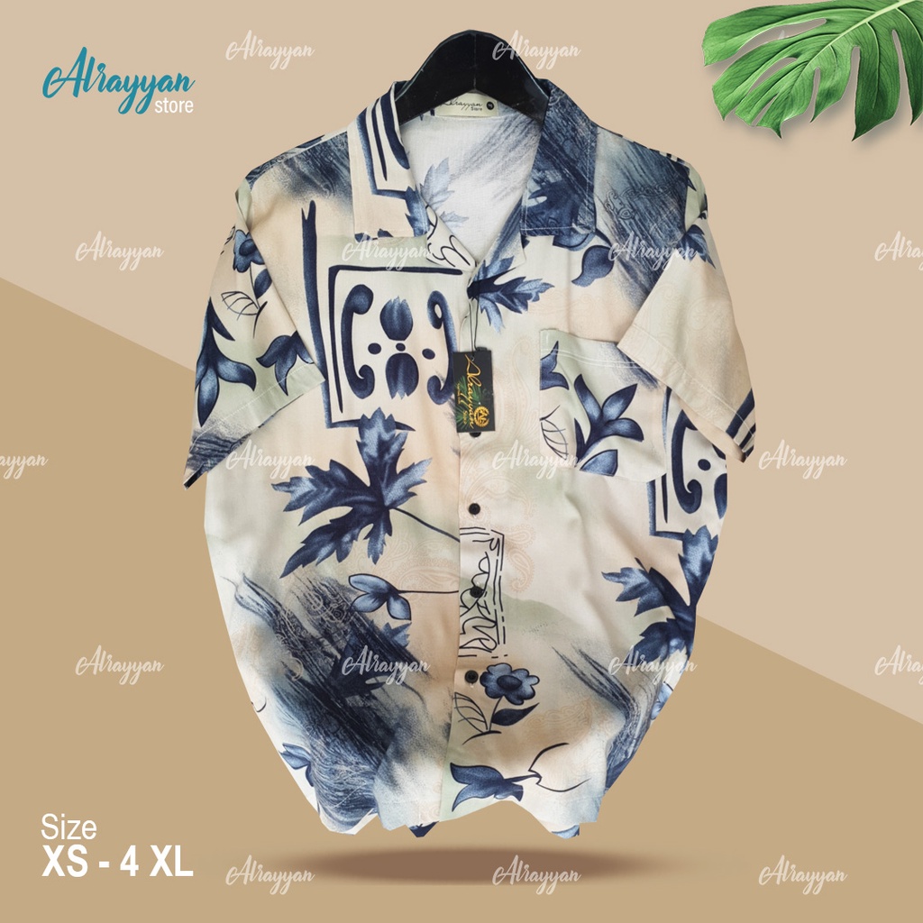 Jual Calderioz - Kemeja Hawai Rayon Motif Feme Lengan Pendek Men And ...