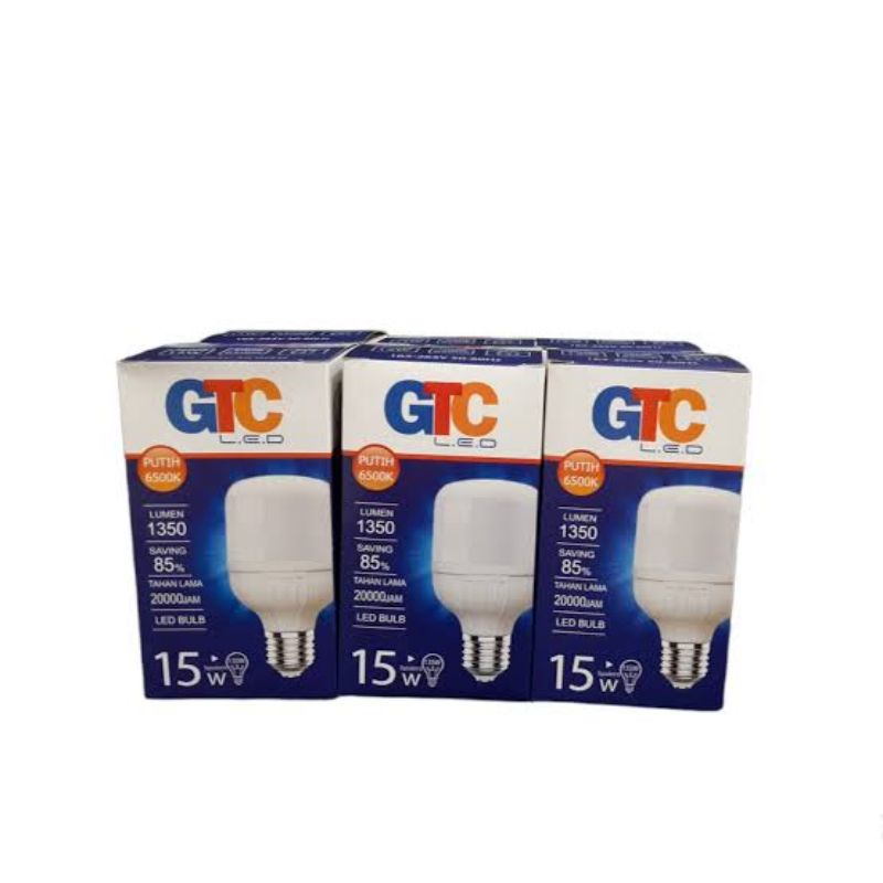 Jual Lampu LED 15 Watt Super Terang GTC Tahan 20.000 Jam 900 Lumen ...