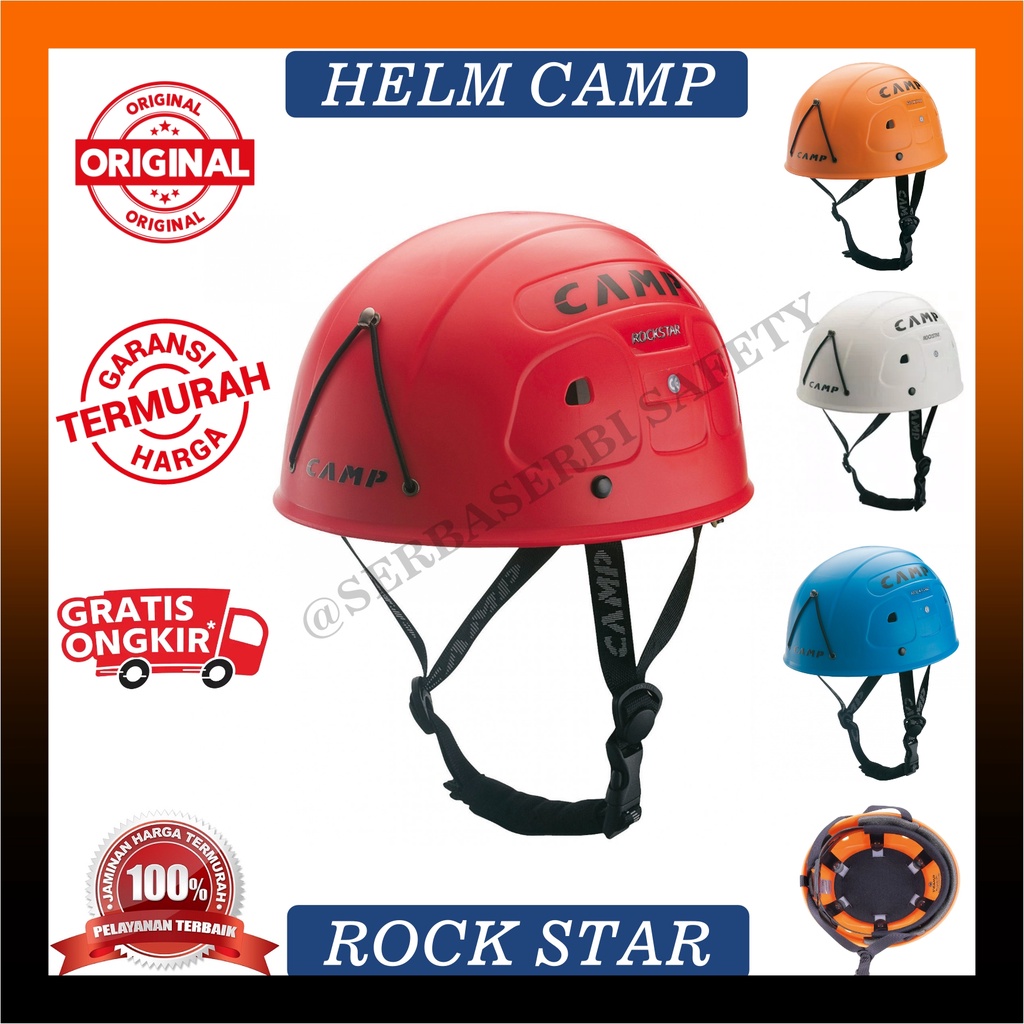 Jual Helmet Climbing Gondala CAMP ROCKSTAR Terbaik Helm Safety CAMP ...