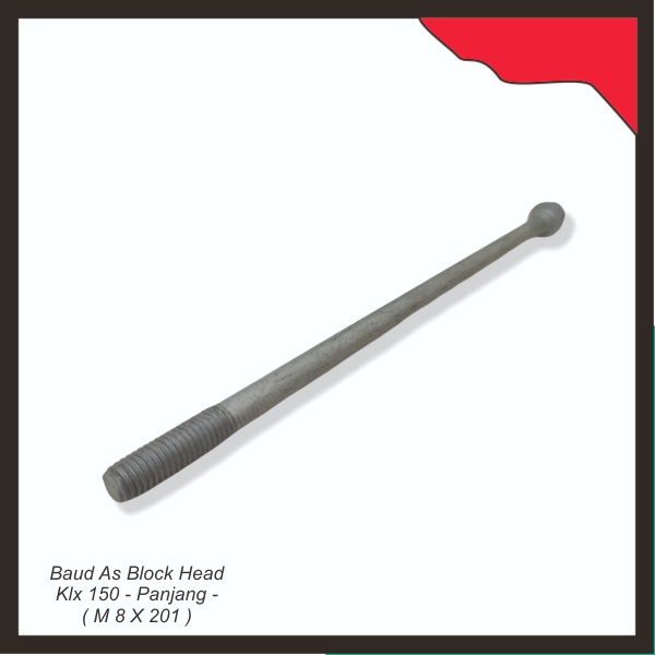 Jual Baud As Block Head Klx 150 - Panjang - ( M 8 x 201 ) | Shopee ...