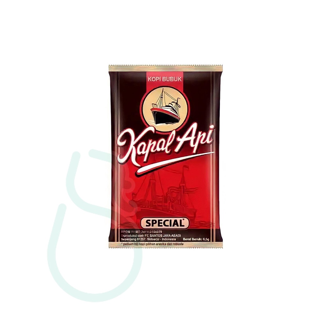 Jual Kopi Kapal Api Spesial Mini Bubuk Hitam Tanpa Gula 1 Renceng 6,5 ...
