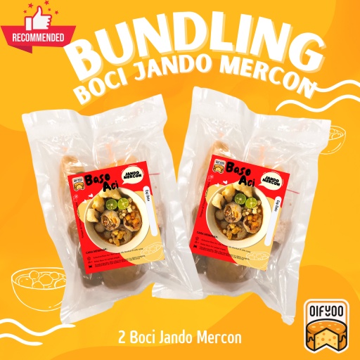 Jual BUNDLING BASO ACI JANDO MERCON 2 PACK | Shopee Indonesia