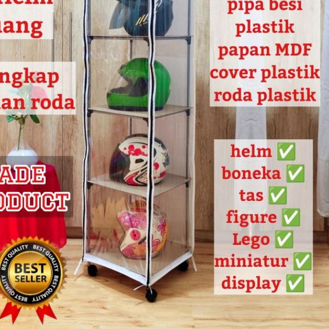 Jual ☀ Nine Box Rak helm 4 ruang / Rak display/ Lemari Pajang Minimalis ...