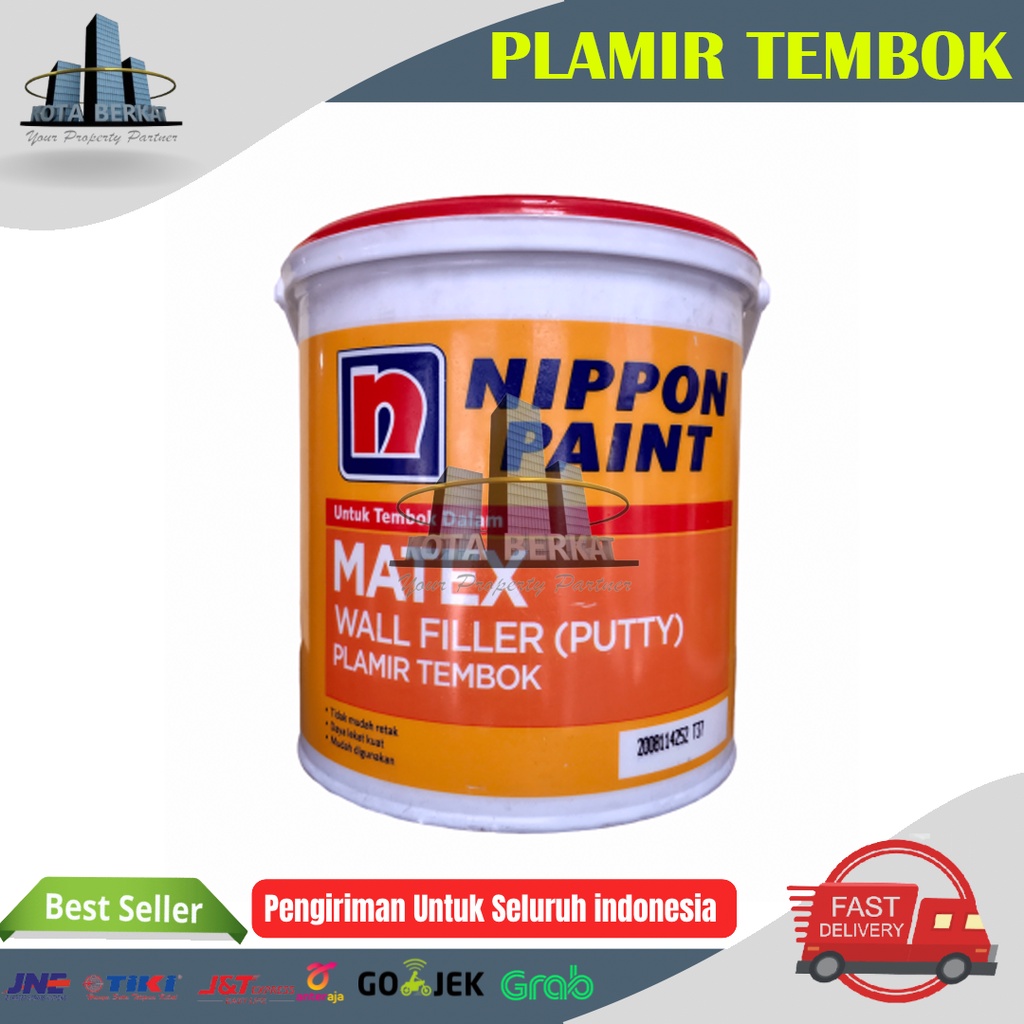 Jual DEMPUL/ PLAMIR/ MATEX PUTTY WALL FILLER 1KG | Shopee Indonesia
