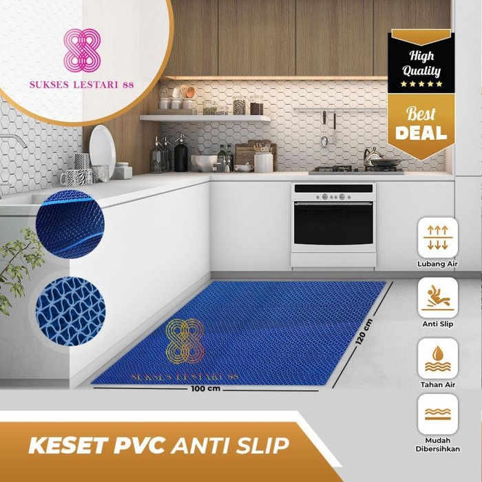 Jual Keset Karpet PVC Anti Slip Meteran - Jaring | Shopee Indonesia