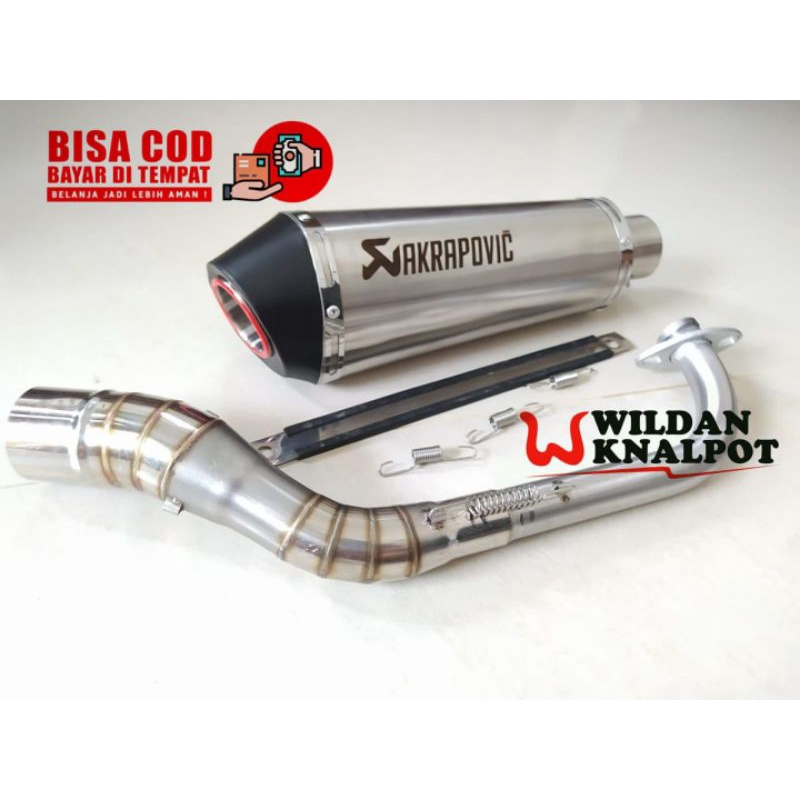 Jual Knalpot AKRAPOVIC LASER VARIO 160 PCX 150 160 NMAX AEROX VARIO 125 ...