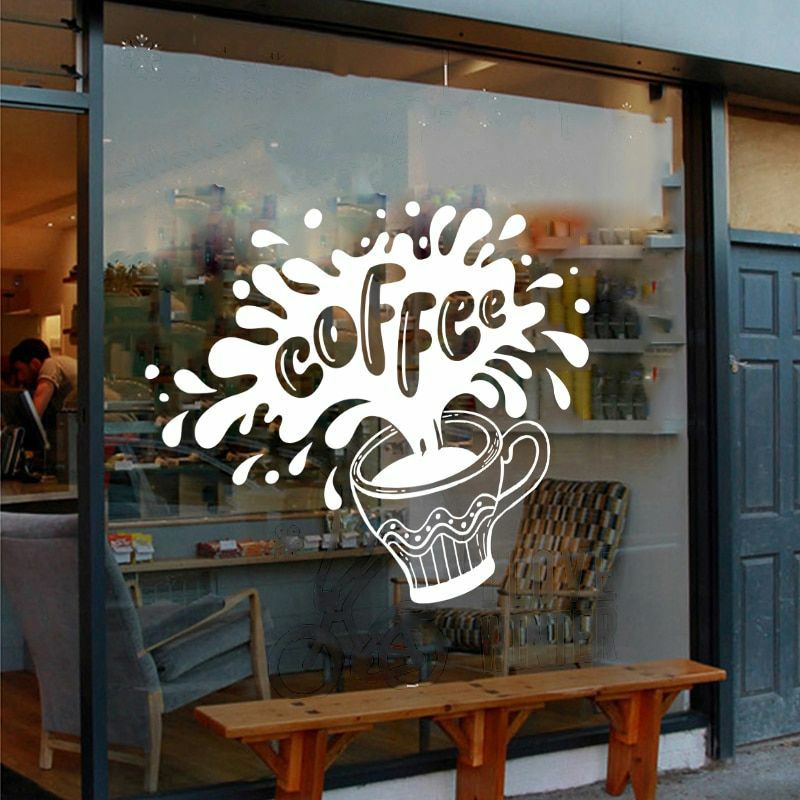 Jual Custom Cutting Sticker Stiker Dinding Kaca Kantor Usaha Toko Kafe ...