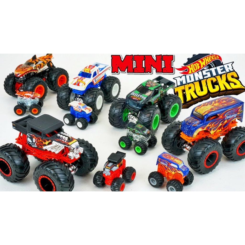 Jual ( RANDOM ) HOT WHEELS HOTWHEELS MONSTER TRUCKS MINI RANDOM DIECAST ...