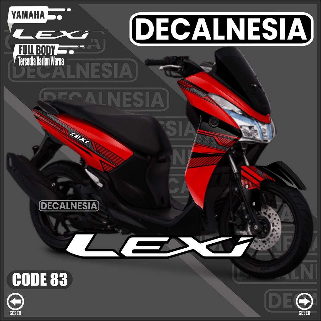 Jual Decalnesia Sticker Decal Lexi Full Body Stiker Motor Yamaha S ABS ...