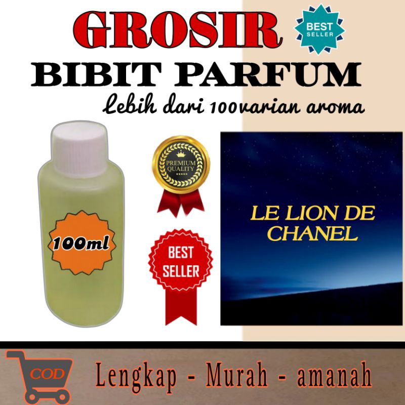 Jual Bibit parfum LE LION DE CHANEL Biang parfum 100ml minyak wangi non alkohol | Shopee Indonesia
