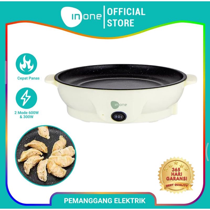 Jual INONE panci listrik, mini nonstick frying pan, wajan listrik 22cm ...