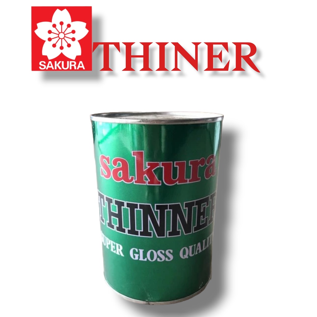 Jual THINER PENGENCER CAT MINYAK CAT SAKURA 1L | Shopee Indonesia