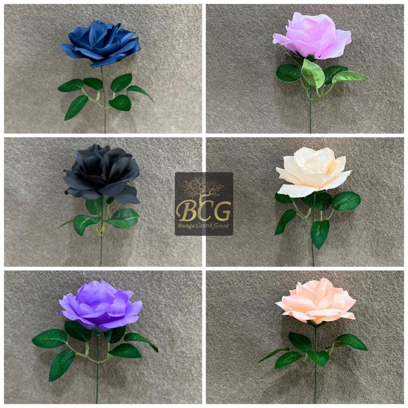 Jual Bunga Mawar Premium Cabang 1 (Lusinan) Bunga Rose Artificial ...