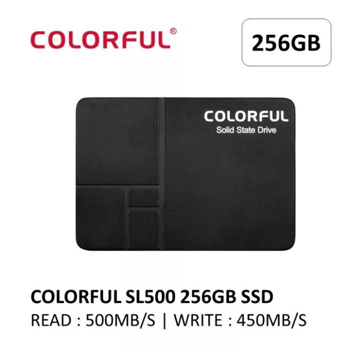 Jual Colorful SL500 SSD 256GB Sata 3 - Colorful SL 500 3D Nand 256 GB 2 ...