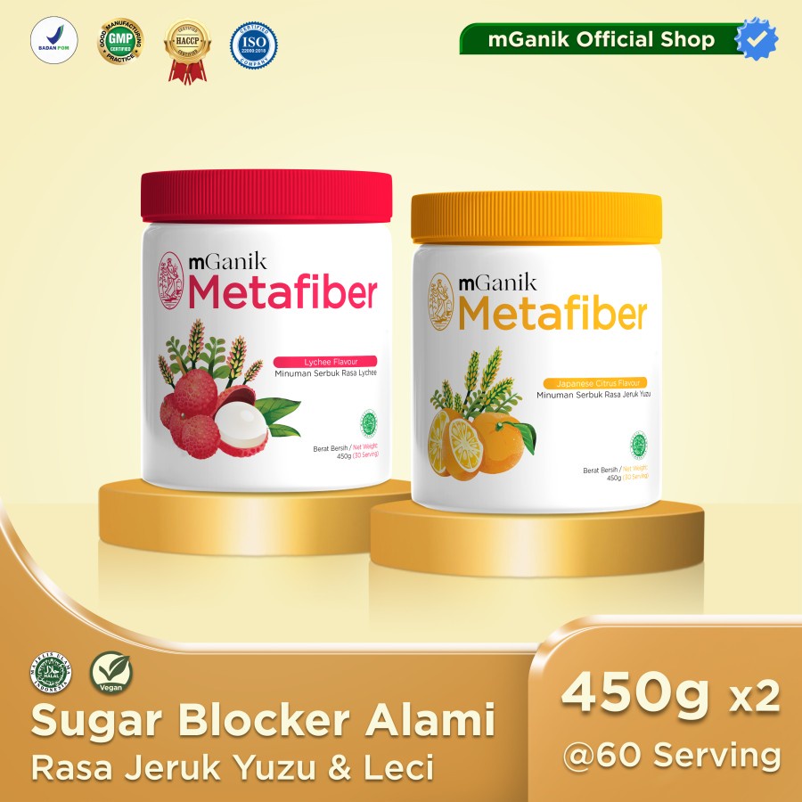 Jual mGanik Metafiber M Ganik Meta Fiber 450gr 450 gram Minuman Serat ...