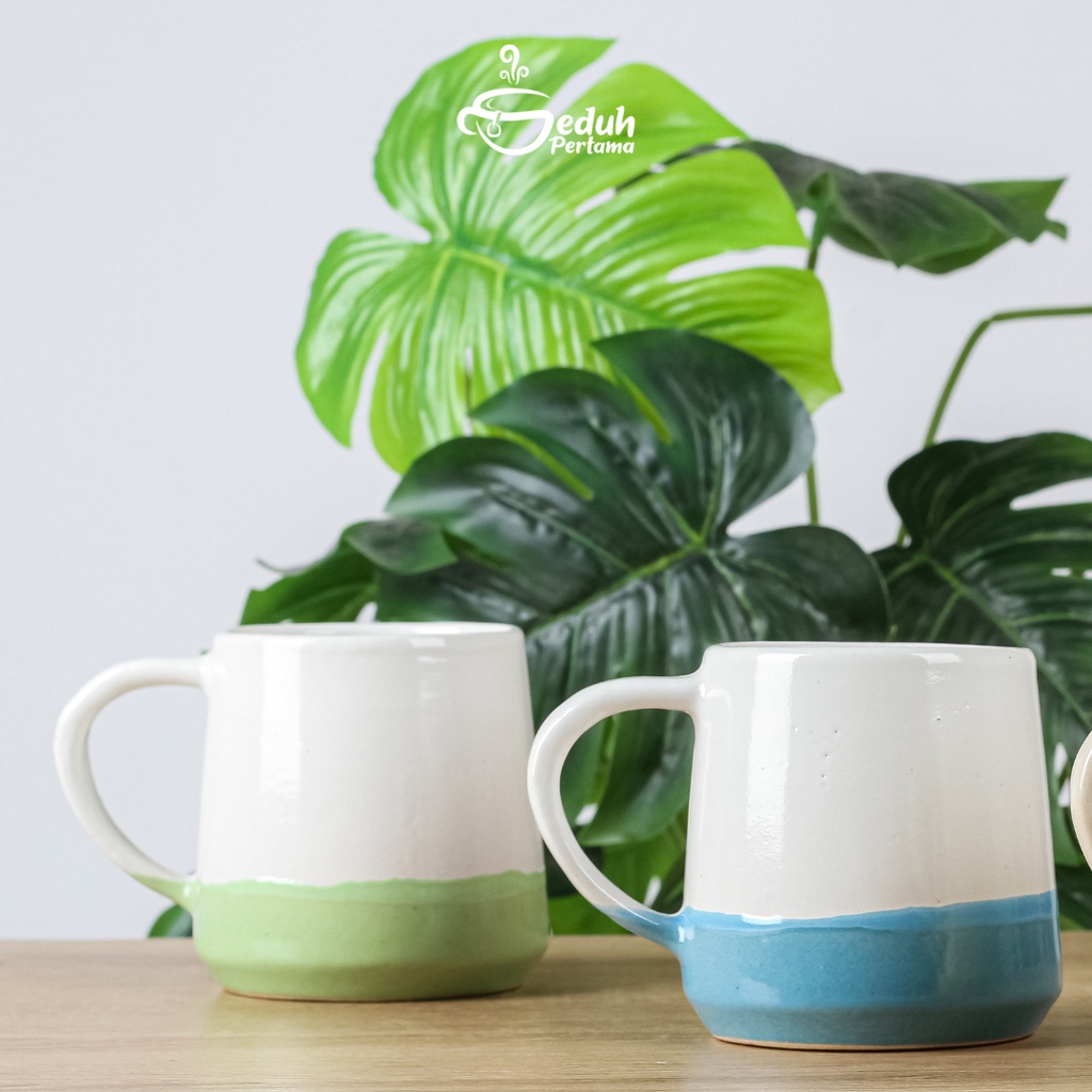 Jual Seduh Space - Satya | Gelas Susu Teh Kopi Keramik Minimalis Two ...