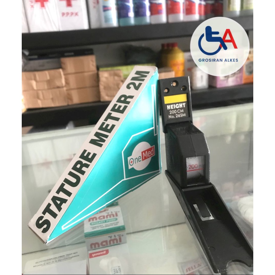 Jual Onemed Sature Meter 2M Alat Ukur Tinggi Badan | Shopee Indonesia