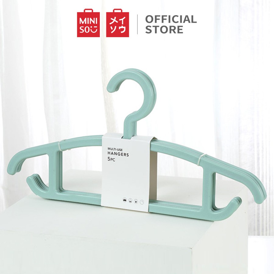 Jual Miniso Official Simple multipurpose clothes hanger Hanger Baju ...