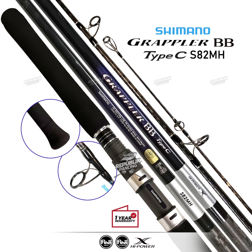 Jual Joran SHIMANO GRAPPLER BB TYPE C | Fuji Seat + Guides SiC | Popping Casting | Laut [2021 ...