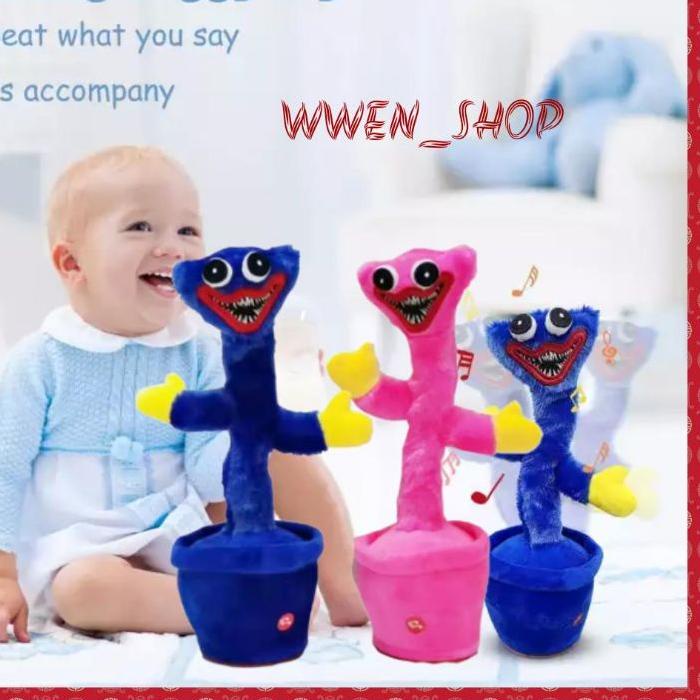 Jual Boneka Poppy Playtime Stuffed Toys Huggy Wuggy Dancing Speaking ...