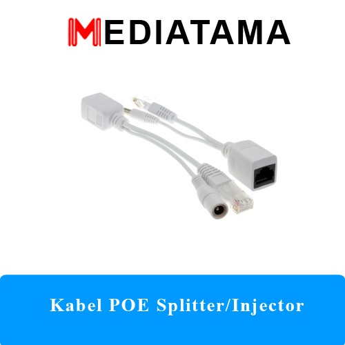 Jual Kabel POE Splitter / Cable POE Injector / POE Splitter (1 set ...