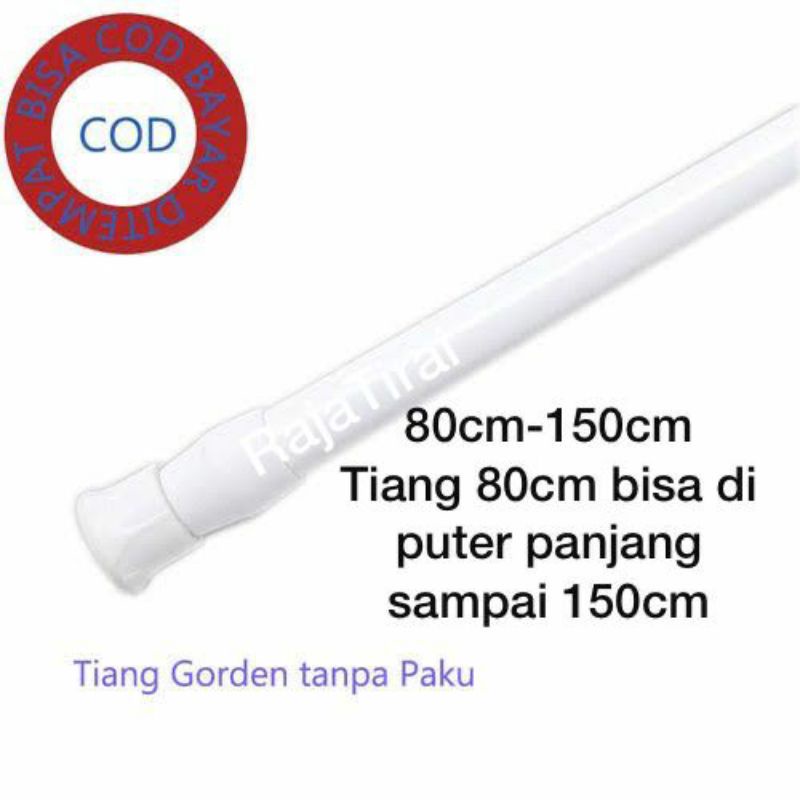 Jual Tiang Besi/Tiang Gorden flexibel/Tiang Tirai Flexibel/Tiang ...