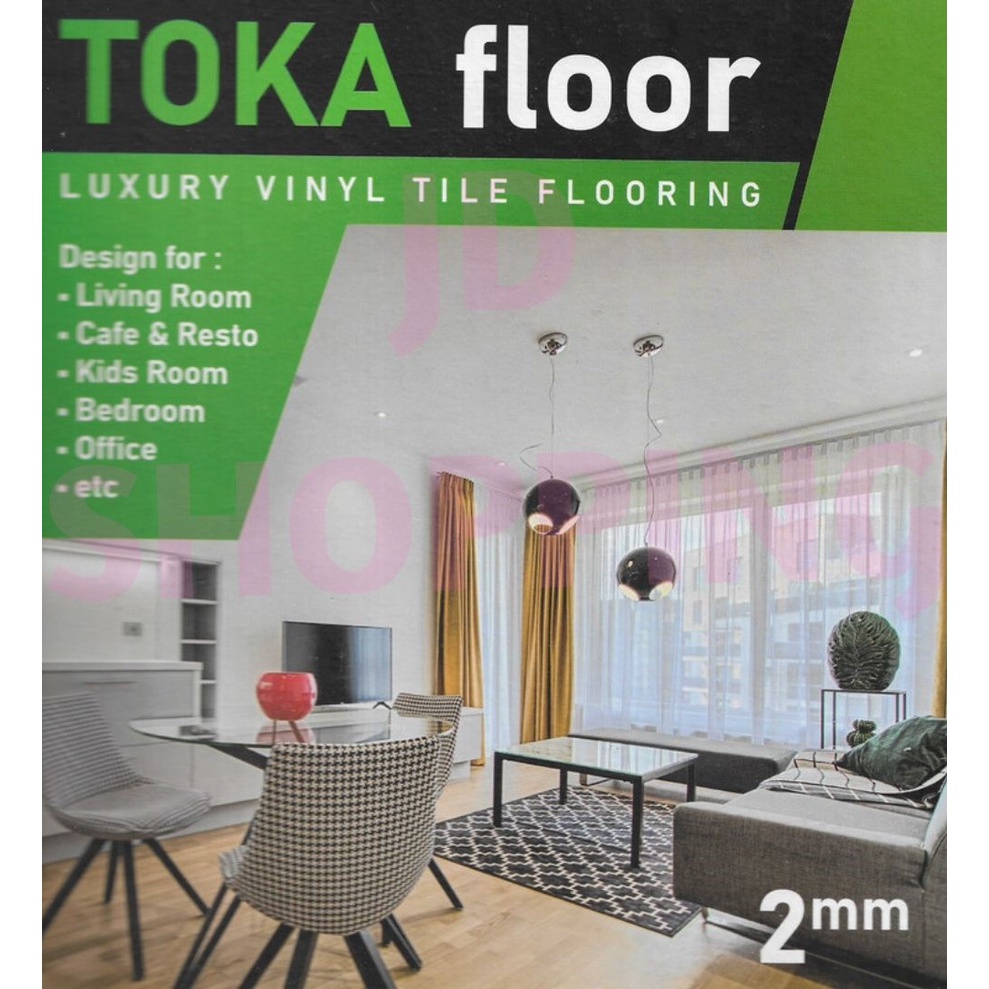 Jual Vynil Lantai 2mm TOKA FLOOR | Shopee Indonesia