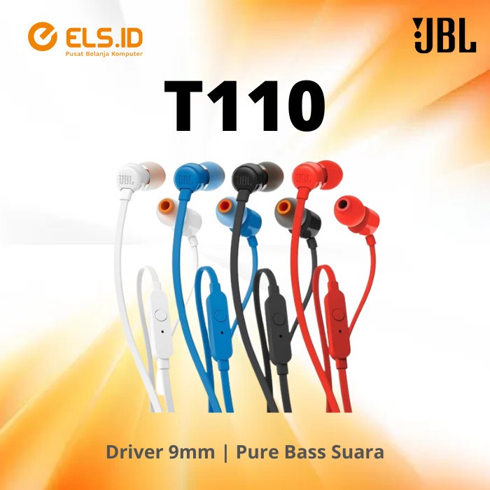 Jual JBL Tune 110 Earphone | Shopee Indonesia
