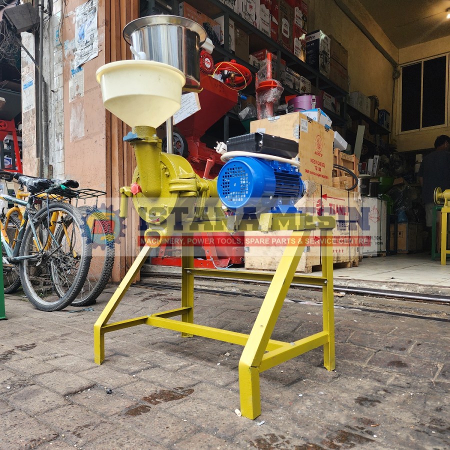 Jual MESIN GILING TAHU KACANG KEDELAI TEMPE 8" PMJ 8 COMPLETE DINAMO 1 ...